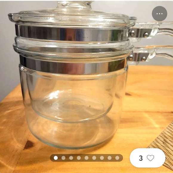Pyrex | Kitchen | Vintage Pyrex Double Boiler 5 Quart Perfect Condition ...